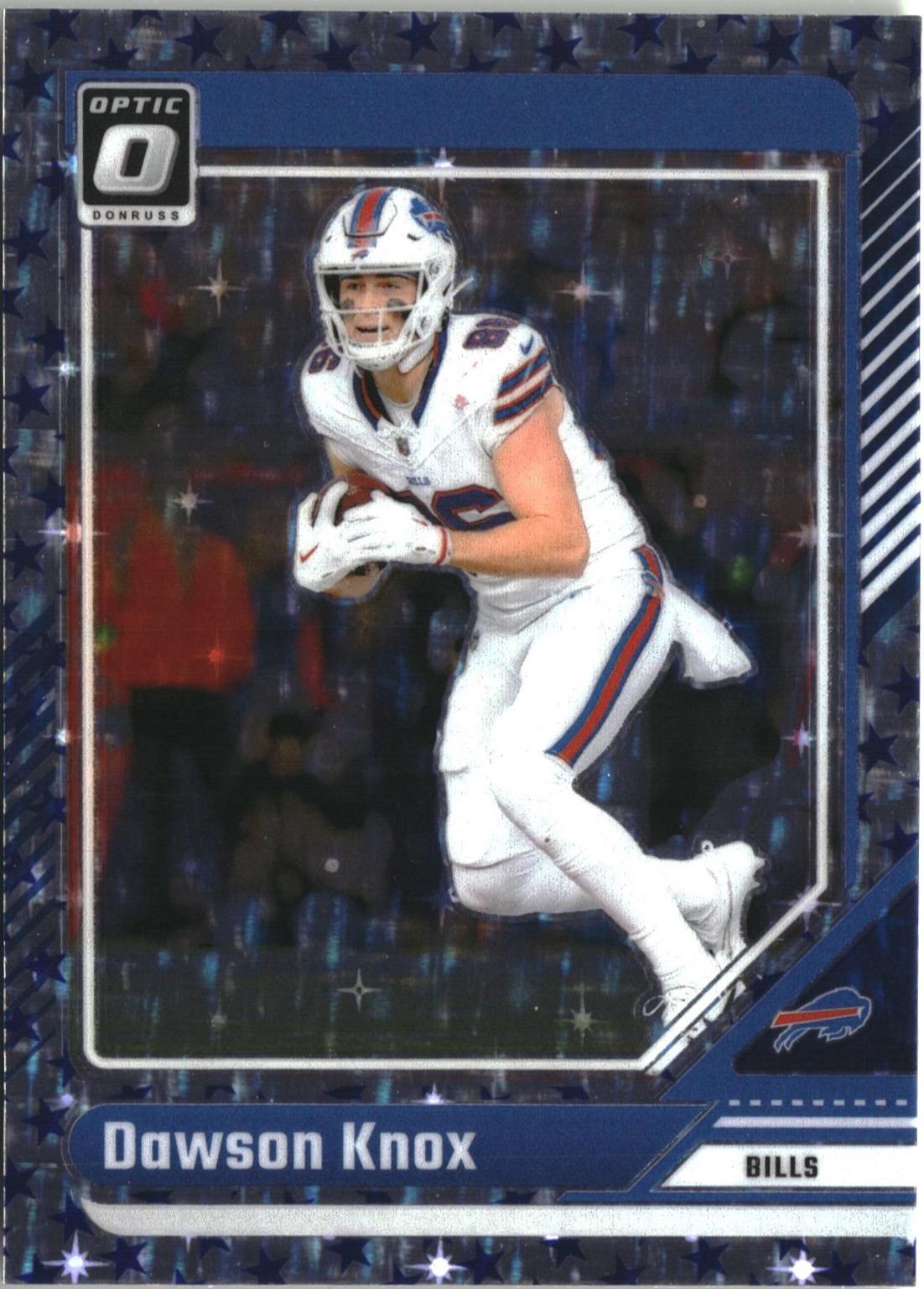 Dawson Knox [Blue Stars] #24 Prices | 2024 Panini Donruss Optic ...