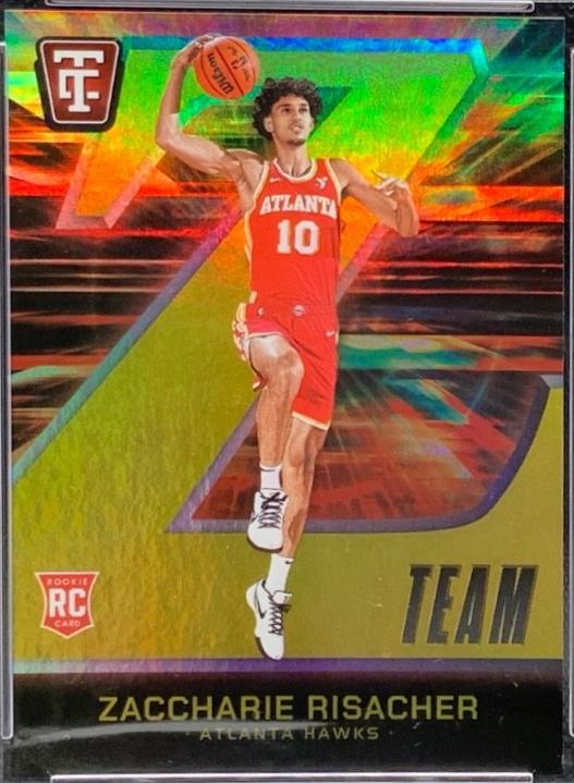 Zaccharie Risacher [Gold Platinum] #5 Prices | 2024 Panini Totally ...