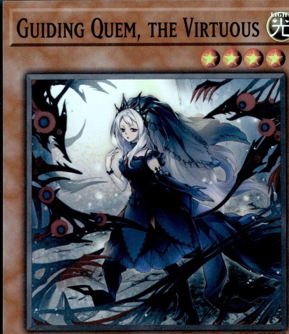 Guiding Quem, the Virtuous [Super Rare] RA04-EN043 Prices | YuGiOh ...