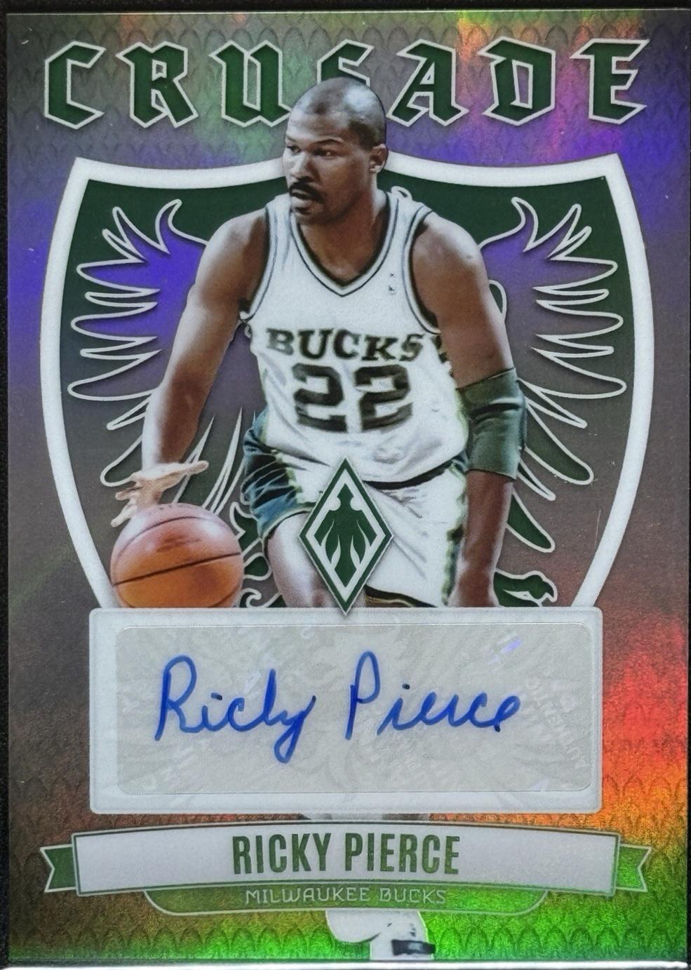 Ricky Pierce [Green] #CS-RPM Prices | 2023 Panini Phoenix Crusade ...