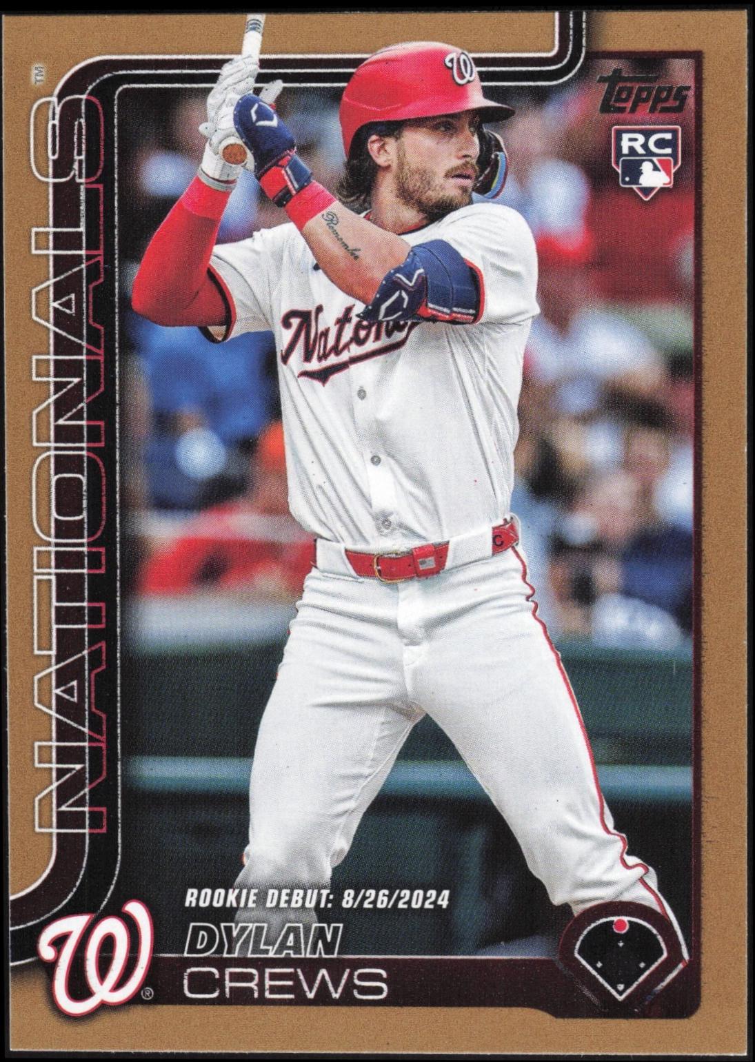 Dylan Crews [Gold Border] #US223 Prices [Rookie] | 2025 Topps Update ...