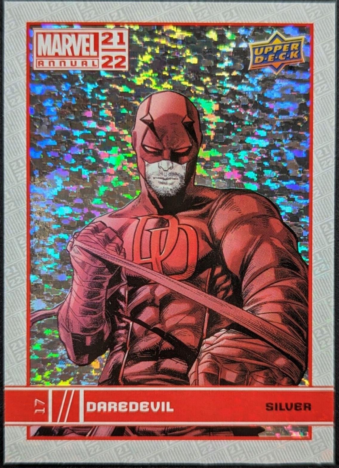 Daredevil [Silver Sparkle] #17 Prices | Marvel 2021 Upper Deck Annual ...