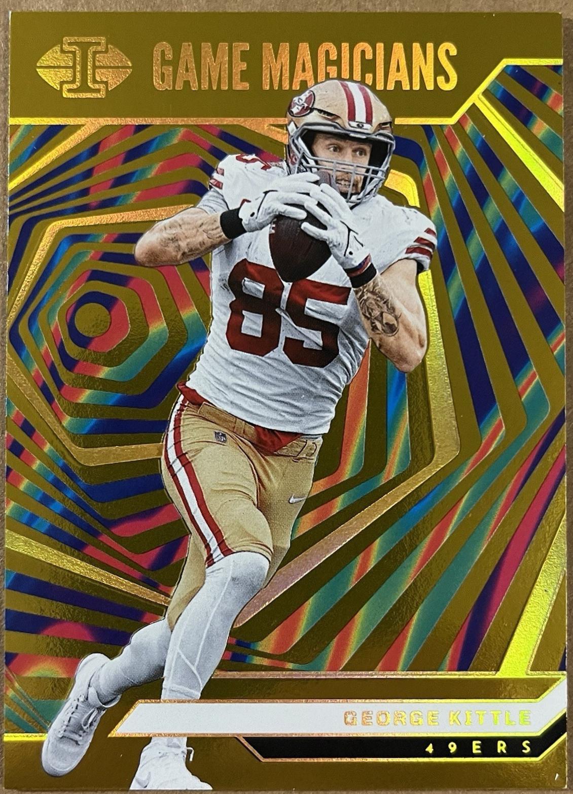 George Kittle [Gold] #20 Prices | 2024 Panini Illusions Game Magicians ...