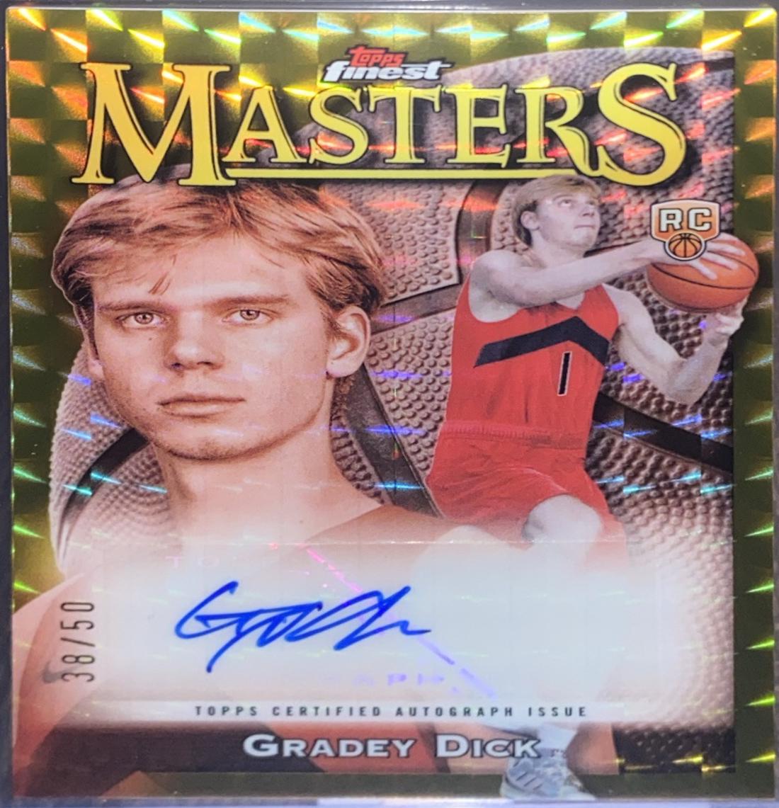 Gradey Dick [Gold Geometric Refractor] #MA-GD Prices | 2023 Topps ...