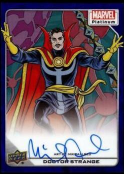 Doctor Strange [Autograph Blue Rainbow] #100 Prices | Marvel 2023 Upper ...