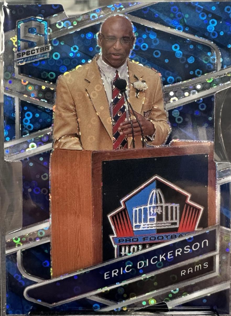 Eric Dickerson [Neon Blue Die-Cut] #106 Prices | 2024 Panini Spectra ...