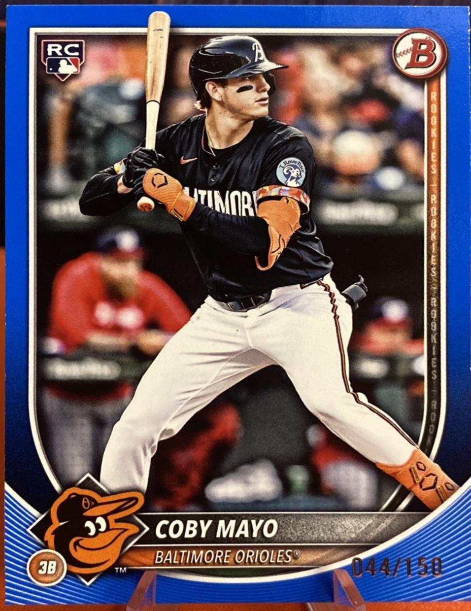 Coby Mayo [Blue] #37 Prices | 2025 Bowman | Baseball Cards