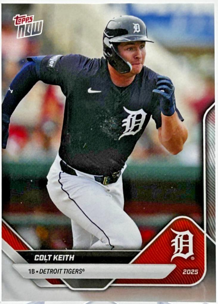 Colt Keith #OD-75 Prices | 2025 Topps Now Road To Opening Day ...