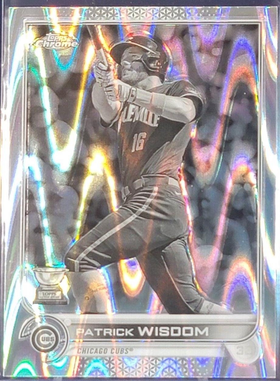Patrick Wisdom [Sonic Black & White RayWave] #198 Prices | 2022 Topps ...