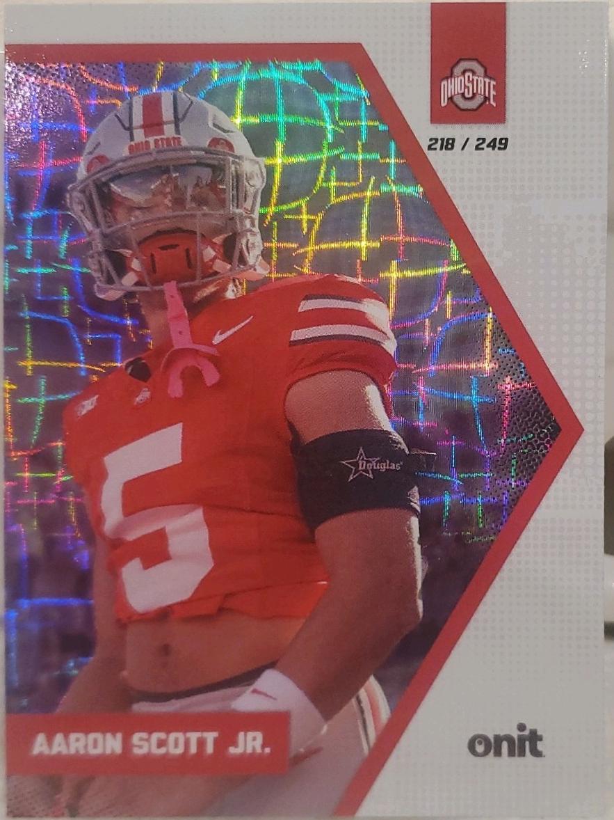 Aaron Scott Jr. [Purple] #P-1 Prices | 2025 ONIT Athlete Ohio State ...