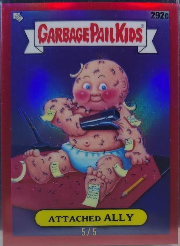 Attached ALLY [Red Refractor] #292c Prices | 2024 Garbage Pail Kids ...