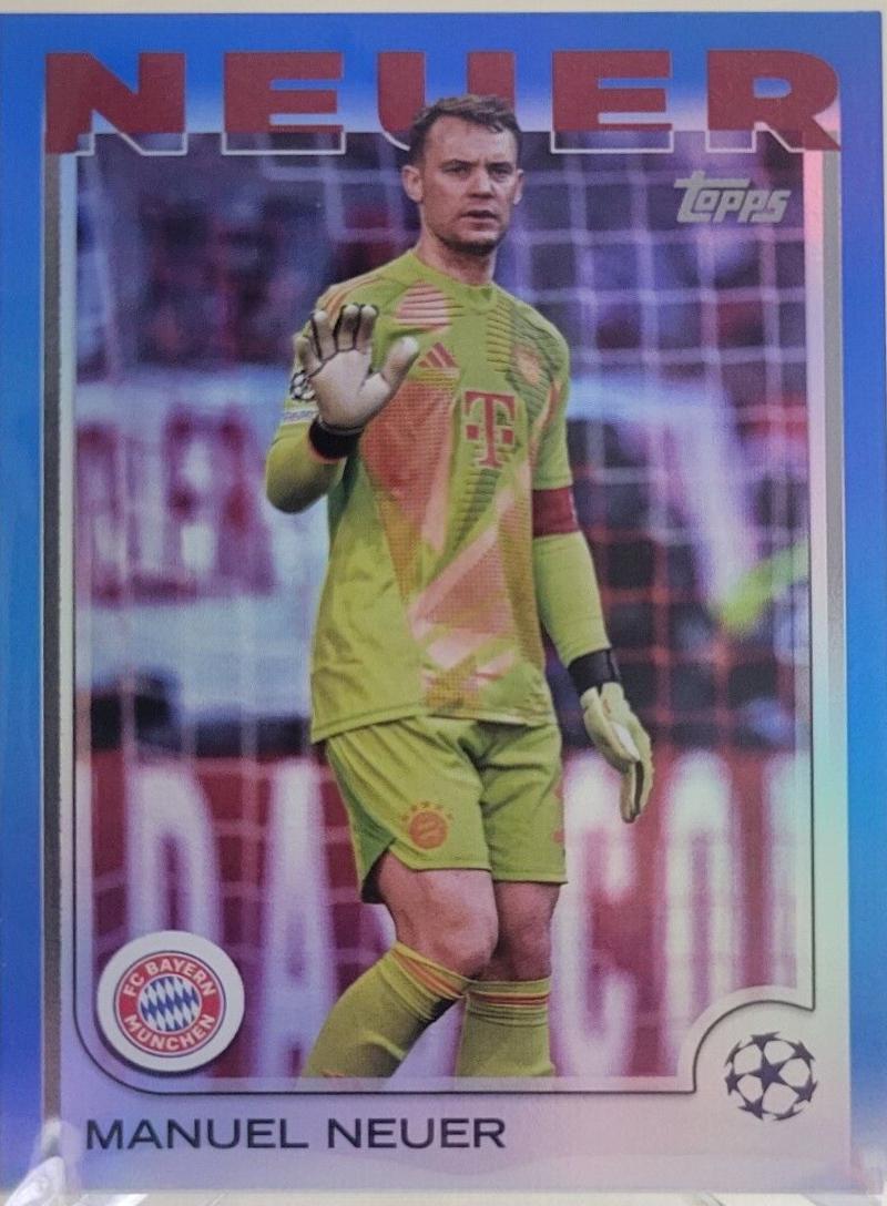 Manuel Neuer [Blue Foilboard] #101 Prices | 2024 Topps UEFA | Soccer Cards