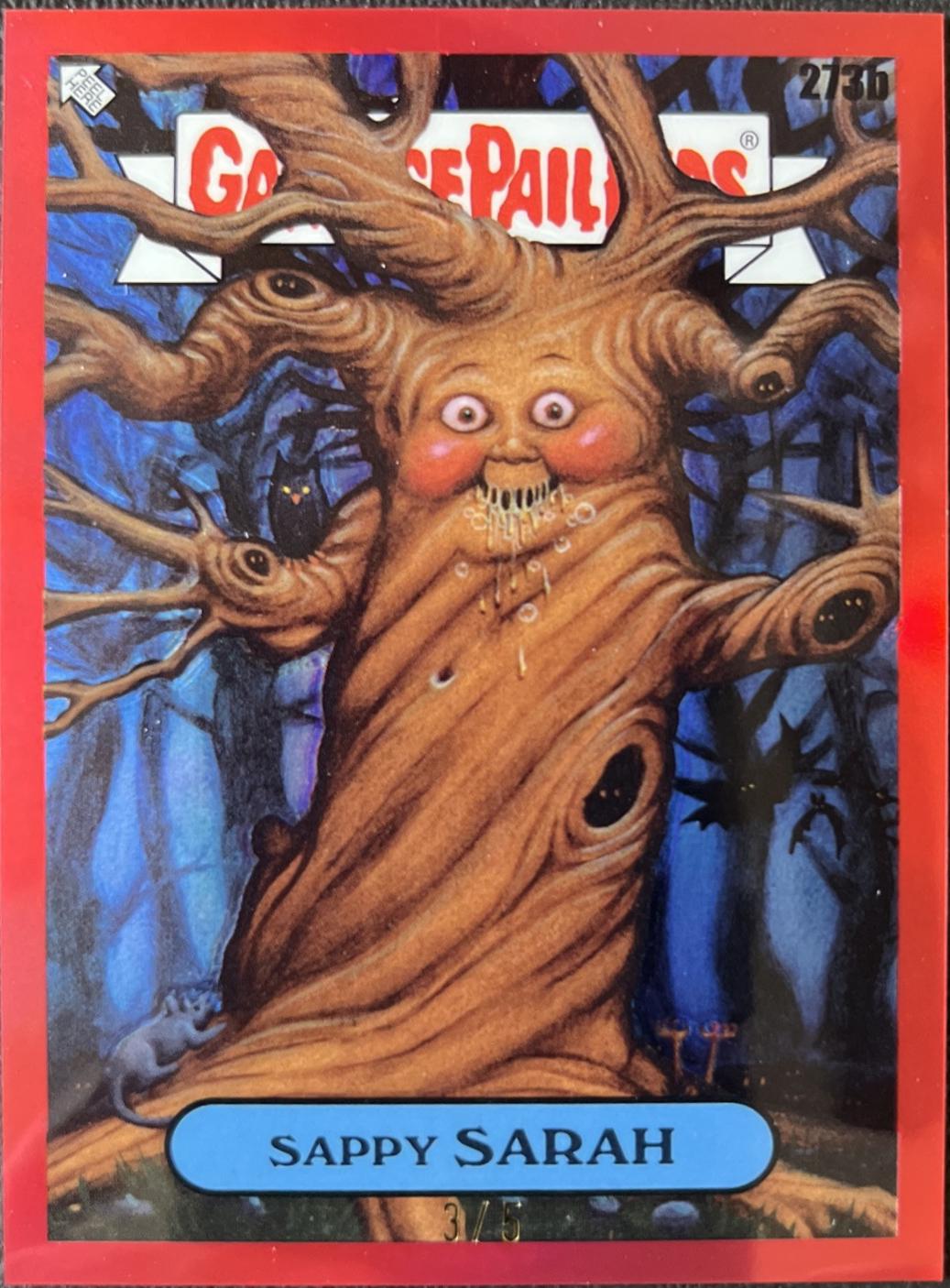 Sappy SARAH [Red Refractor] #273b Prices | 2024 Garbage Pail Kids ...