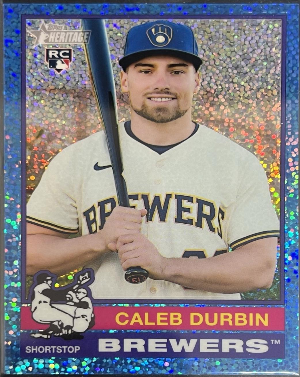 Caleb Durbin [Light Blue Sparkle Chrome] #539 Prices [Rookie] | 2025 ...