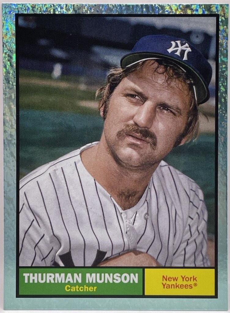 Thurman Munson [Aqua Sparkle Foilboard] #10 Prices | 2024 Topps ...