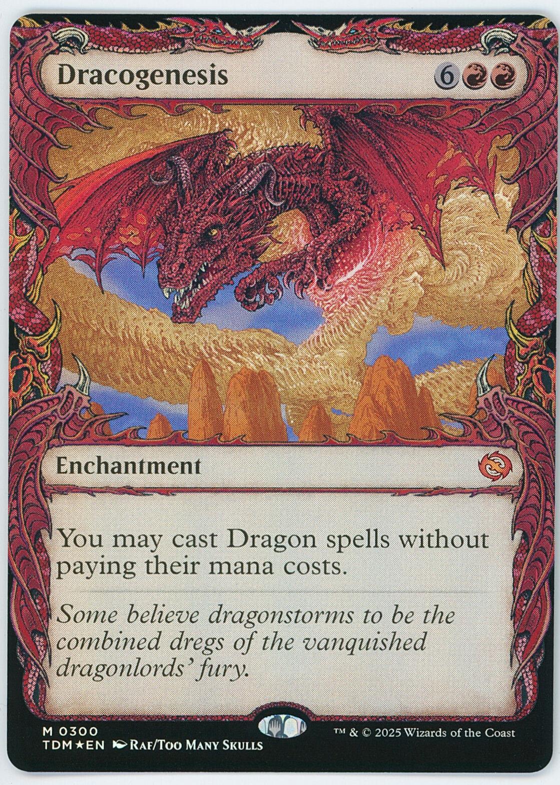 Dracogenesis [Showcase Foil] #300 Prices | Magic Tarkir: Dragonstorm ...