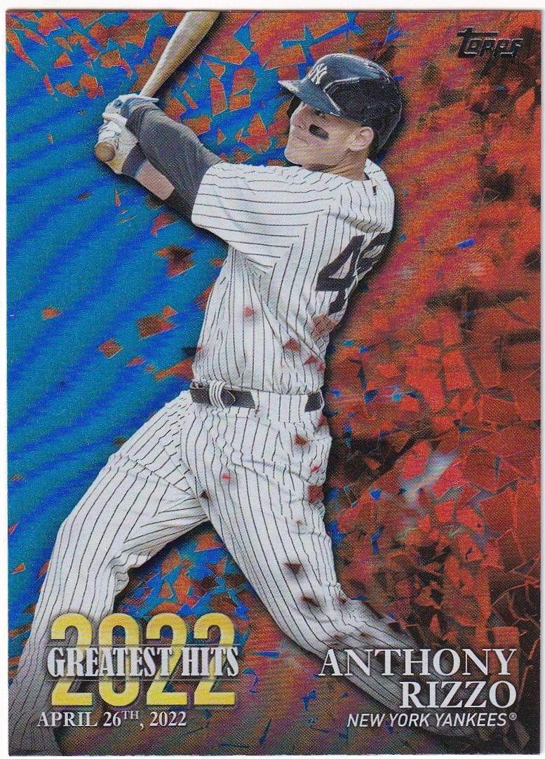 Anthony Rizzo [Blue] #22GH-1 Prices | 2023 Topps 2022 Greatest Hits ...