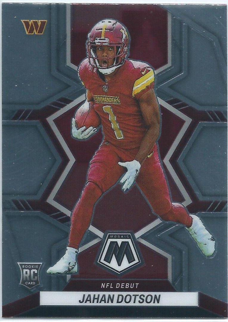 Jahan Dotson #280 Prices [Rookie] | 2022 Panini Mosaic | Football Cards