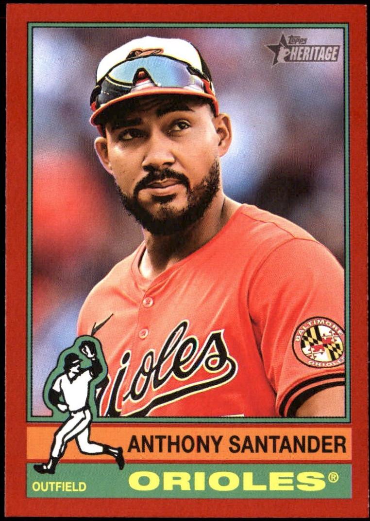 Anthony Santander [Red Border] #321 Prices | 2025 Topps Heritage ...