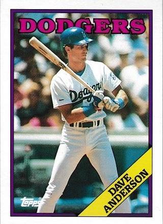 Dave Anderson #456 Prices | 1988 Topps | Baseball Cards