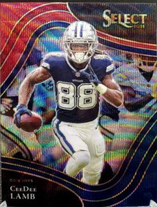 CeeDee Lamb [Tri Color] #311 Prices | 2021 Panini Select | Football Cards