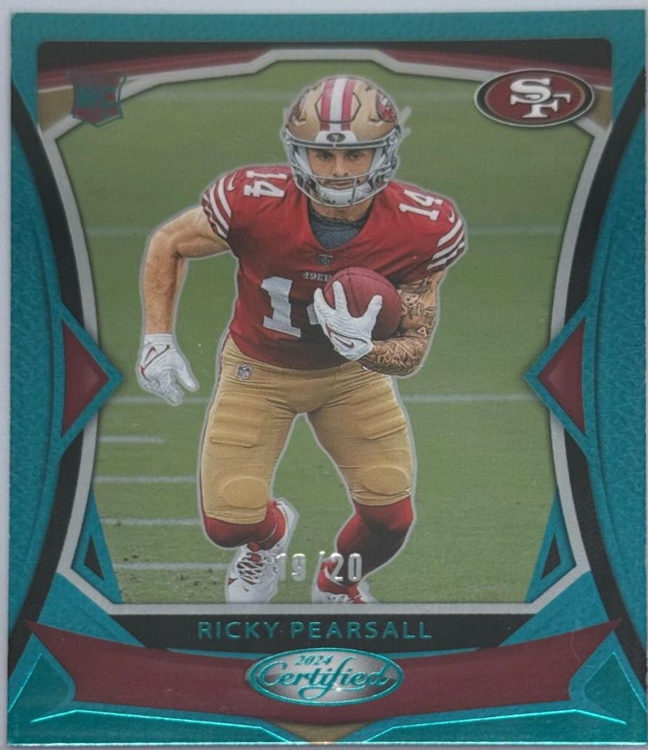 Ricky Pearsall [Teal Mirror] #15 Prices | 2024 Panini Certified Rookie ...