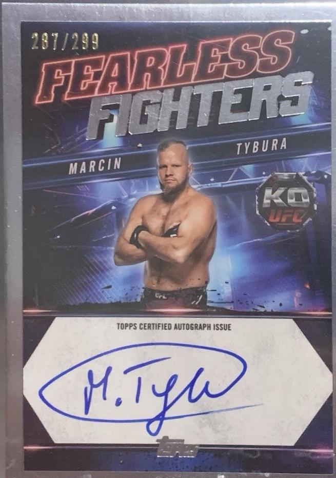 Marcin Tybura #FF-MT Prices | 2025 Topps Knockout UFC Fearless Fighter ...
