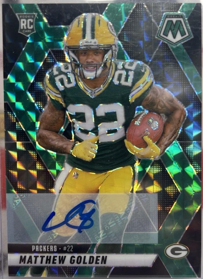 Matthew Golden [Choice Fusion Green Black] #323 Prices | 2025 Panini ...