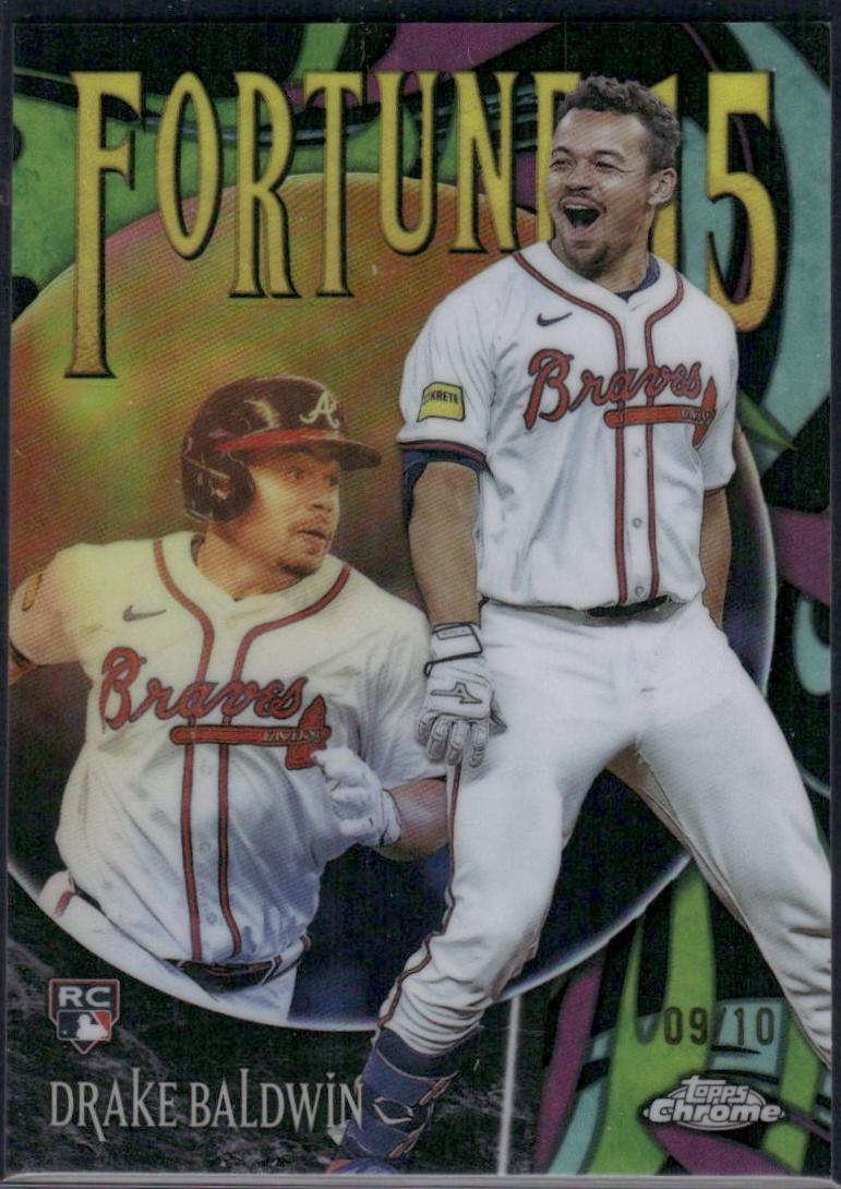 Drake Baldwin [Black] #F15-19 Prices | 2025 Topps Chrome Update Fortune ...