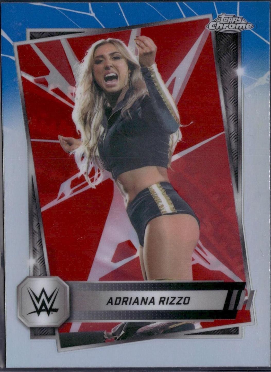 Adriana Rizzo [Red Blue Refractor] #18 Prices | 2025 Topps Chrome WWE ...