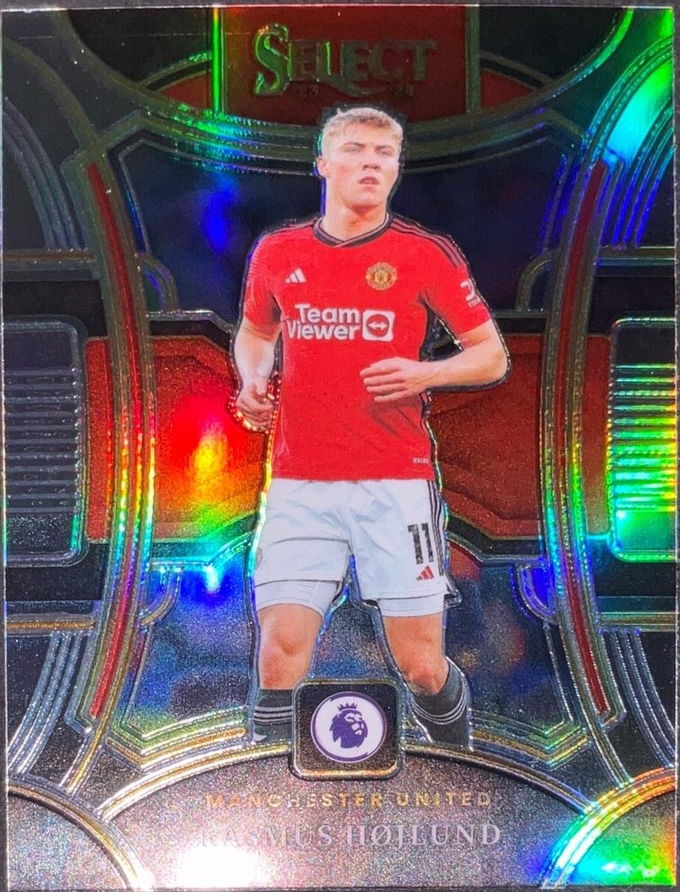 Rasmus Hojlund [Silver] #168 Prices | 2023 Panini Select Premier League ...
