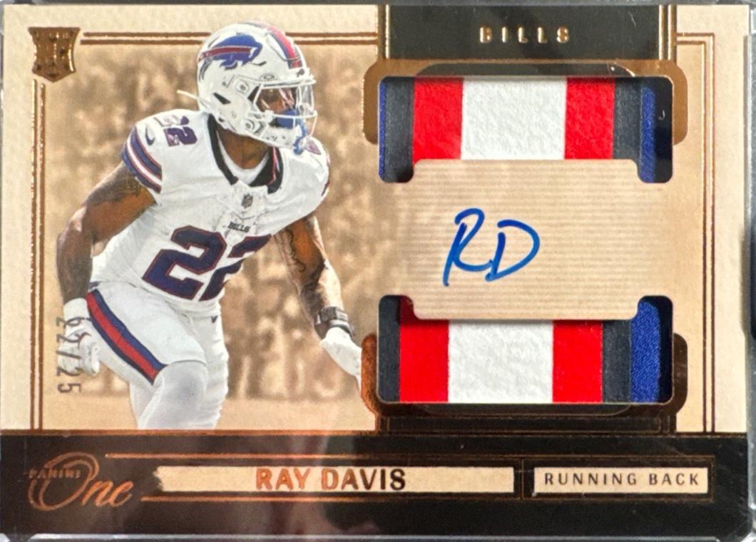 Ray Davis [Bronze Rookie Dual Patch Autograph] #50 Prices | 2024 Panini ...