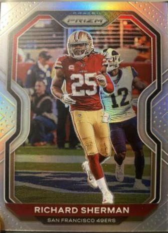 Richard Sherman [Silver Prizm] #287 Prices | 2020 Panini Prizm ...