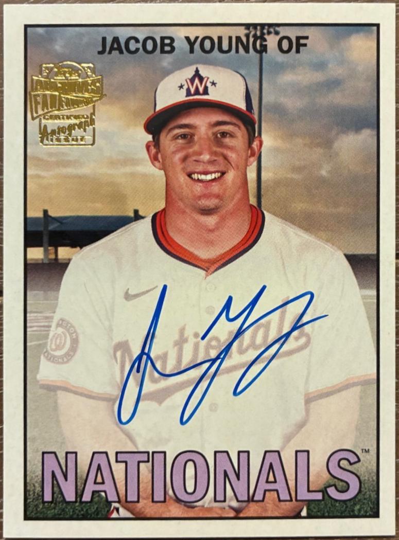 Jacob Young #67FFA-JY Prices | 2025 Topps Archives 1967 Fan Favorites ...