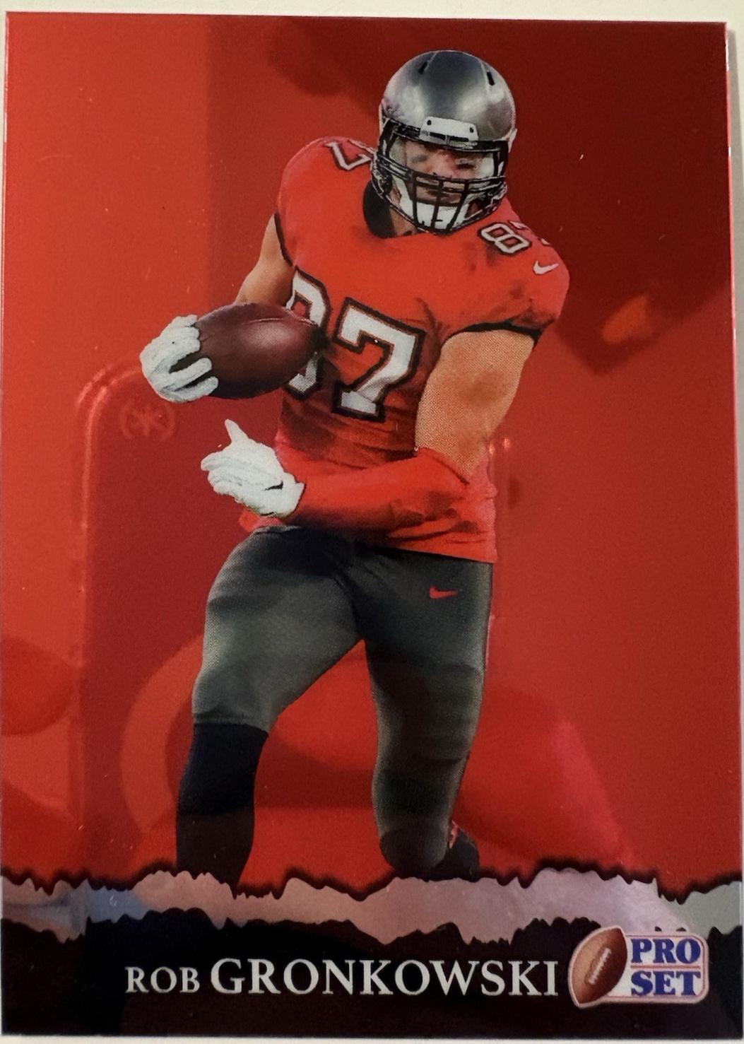 Rob Gronkowski [Brite Brite Red] #RB-83 Prices | 2025 Leaf Pro Set ...