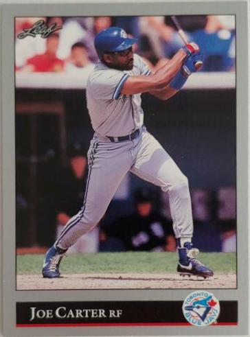 Joe Carter #375 Prices | 1992 Leaf | Baseball Cards