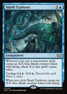Shark Typhoon #127 Prices | Magic Duskmourn: House of Horror Commander ...