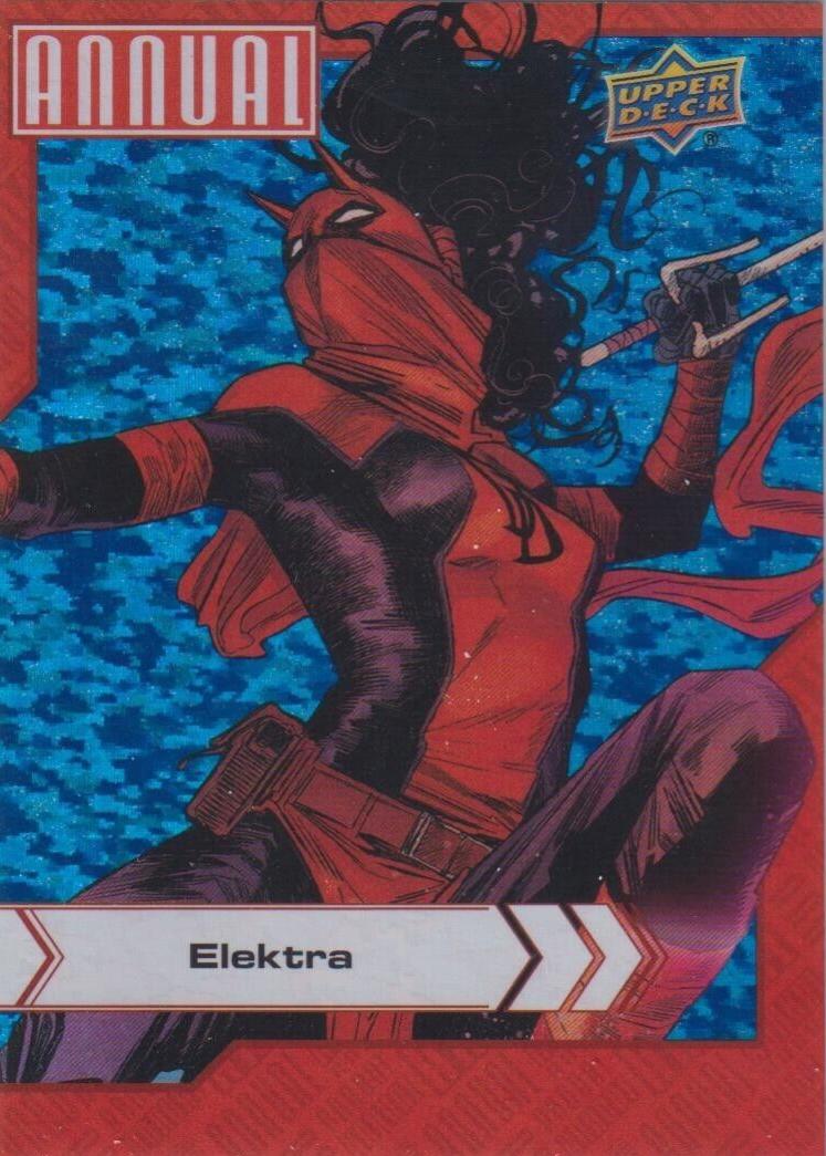 Elektra [Blue] #27 Prices | Marvel 2022 Upper Deck Annual | Marvel Cards