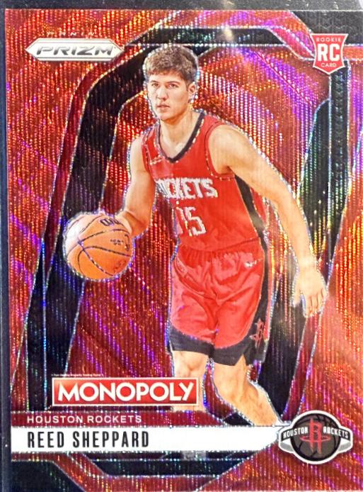 Reed Sheppard [Red] #72 Prices | 2024 Panini Prizm Monopoly ...