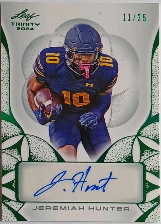 Justice Haynes [Green] #BA-JH1 Prices | 2024 Leaf Autograph | Football ...