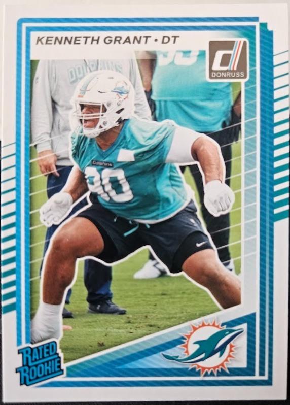 Kenneth Grant #370 Prices [Rookie] | 2025 Panini Donruss | Football Cards