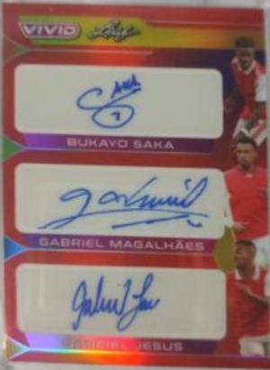 Bukayo Saka , Gabriel Magalhaes , Gabriel Jesus [Red] #TA-22 Prices ...