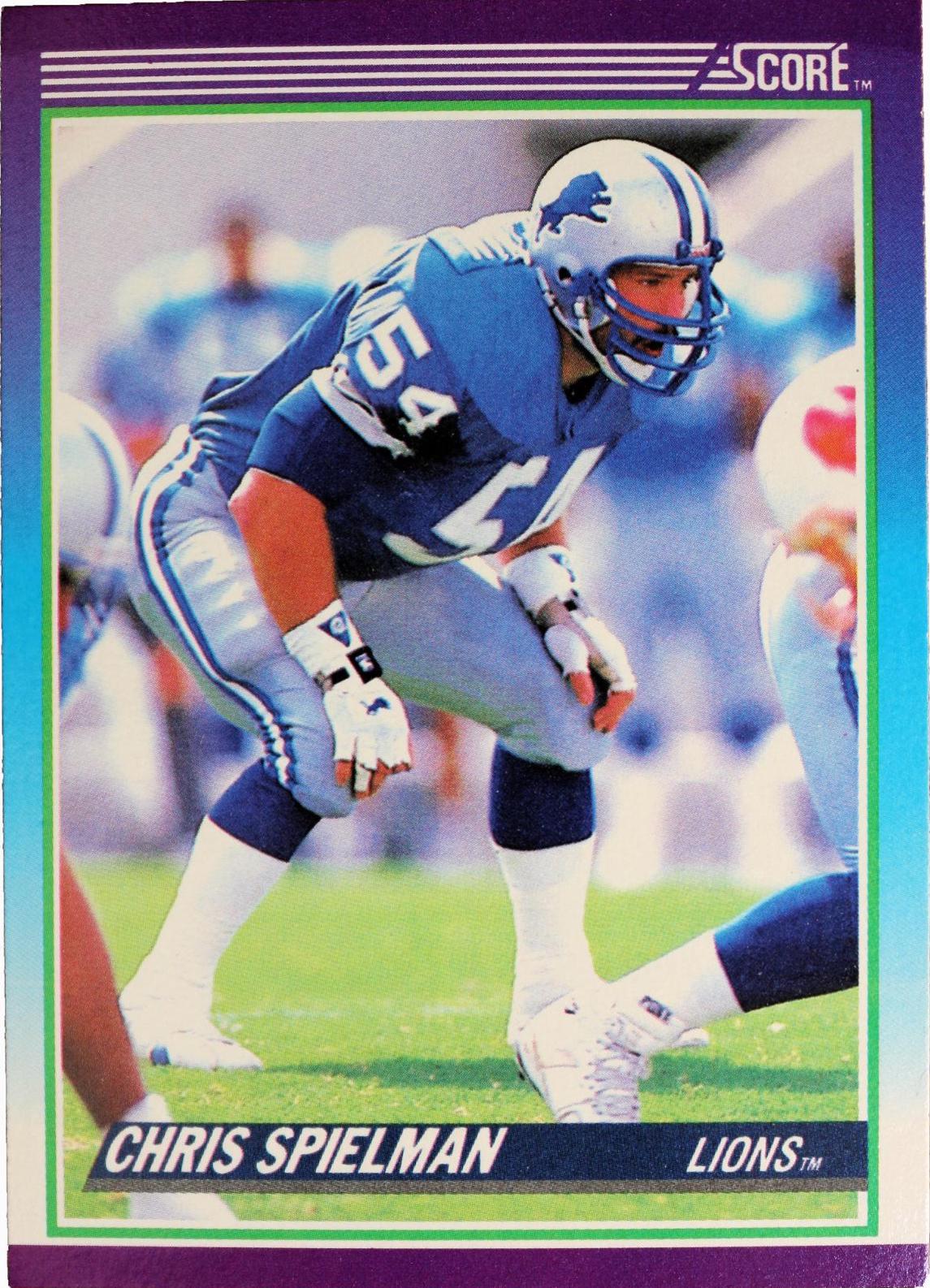 Chris Spielman #191 Prices | 1990 Panini Score | Football Cards