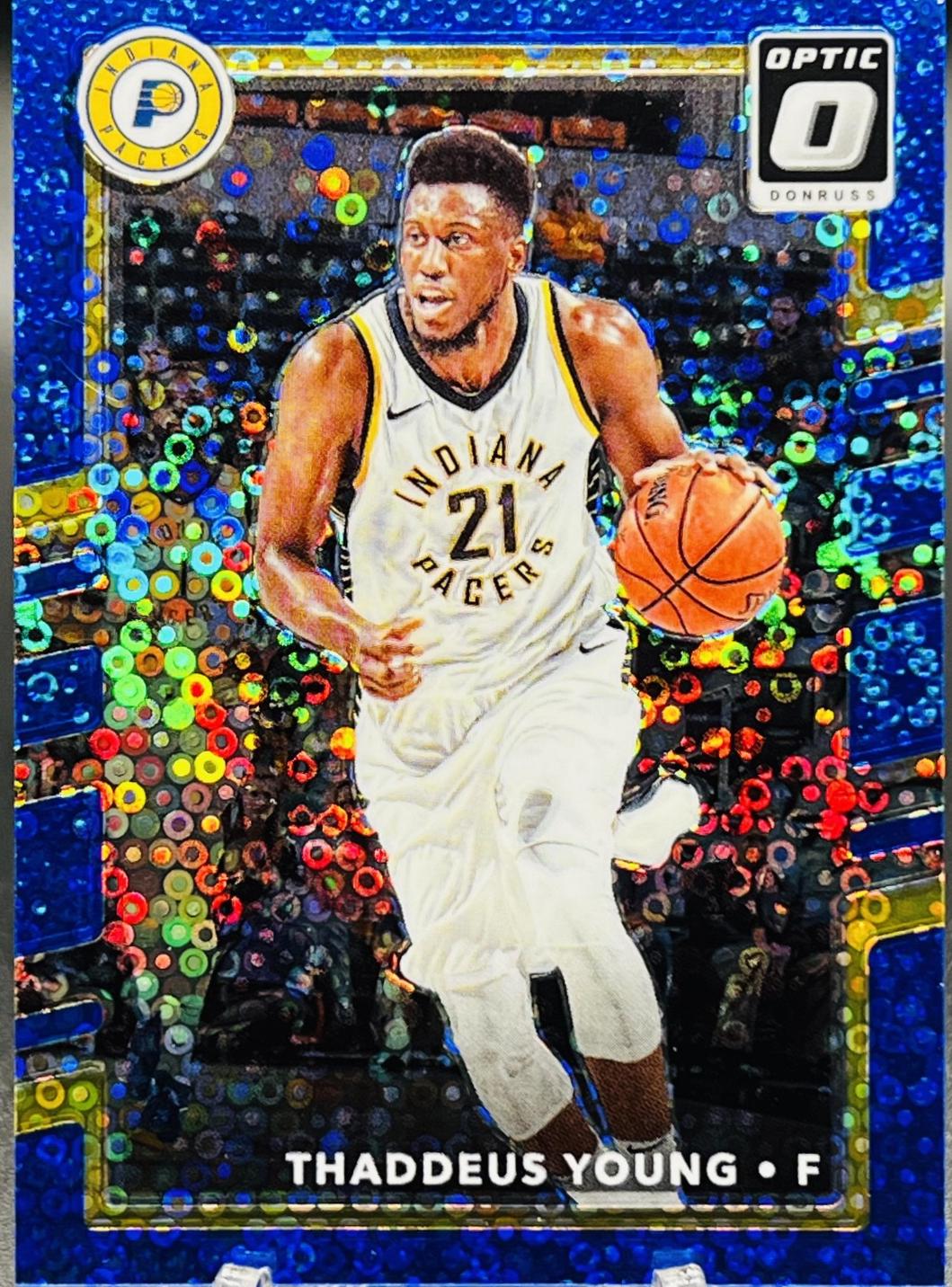 Thaddeus Young [Fast Break Blue] #59 Prices | 2017 Panini Donruss Optic ...
