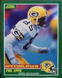 Phil Epps #315 Prices | 1989 Panini Score | Football Cards