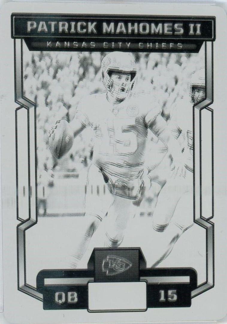 Patrick Mahomes II [Printing Plate] #119 Prices | 2023 Panini Score ...
