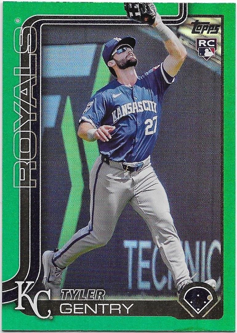 Tyler Gentry [Green Rainbow] #6 Prices | 2025 Topps | Baseball Cards