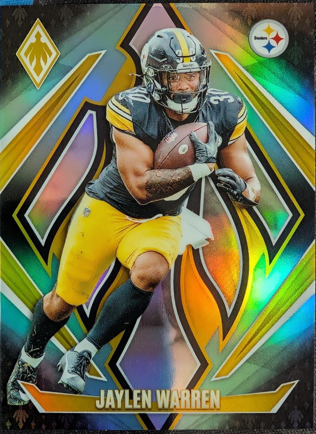 Jaylen Warren [Teal Fade] #77 Prices | 2024 Panini Phoenix | Football Cards