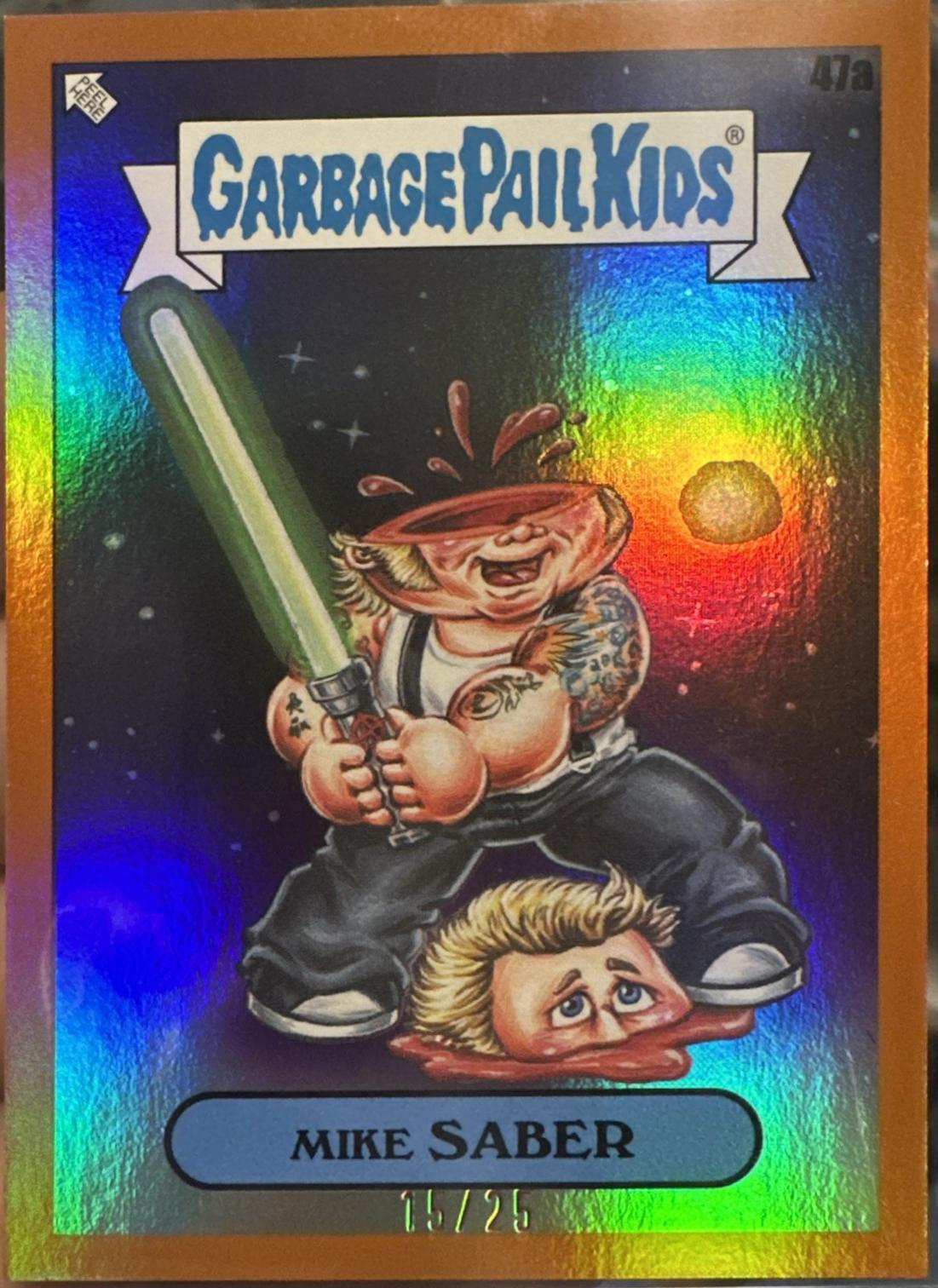 MIKE Saber [Orange] #47a Prices | Garbage Pail Kids Green Day Battle of ...