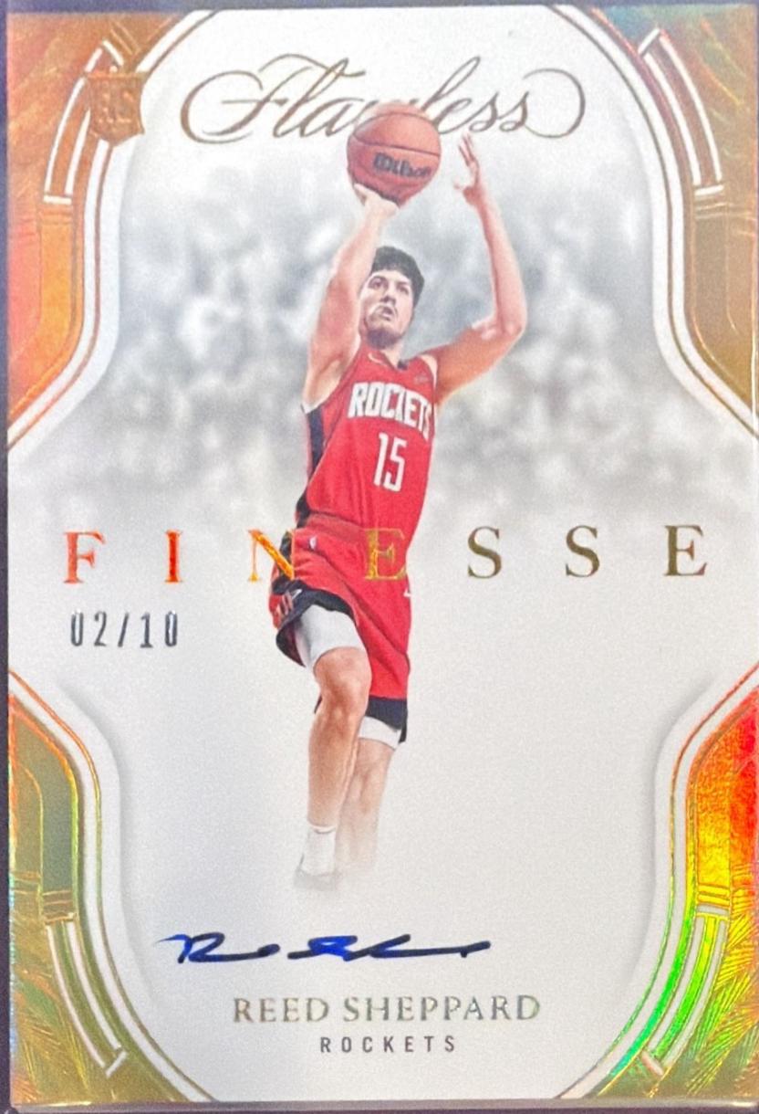 Reed Sheppard [Gold] #20 Prices | 2024 Panini Flawless Finesse ...